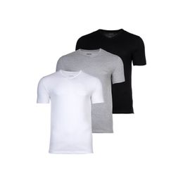 T-Shirt BOSS "T-Shirt T-ShirtVN 3P Classic 3er Pack" Gr. L, weiß, grau, schwarz, Herren, Obermaterial: 100% Baumwolle CO., Shirts