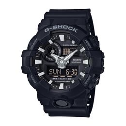 Chronograph Casio G-SHOCK "GA-700-1BER", schwarz, Armbanduhren, Herren, Quarzuhr, Armbanduhr, Herrenuhr, digital, bis 20 bar wasserdicht