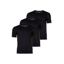 T-Shirt BOSS "T-Shirt T-Shirt RN 3P Classic 3er Pack" Gr. L, schwarz, Herren, Obermaterial: 100% Baumwolle CO., Shirts