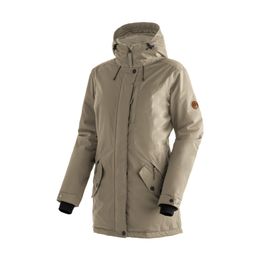 Funktionsjacke Maier Sports "KATRINE", Damen, Gr. 36, beige (dunkelbeige), 100% Polyester, Langarm, Jacken