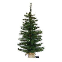 Gartenpirat Kleiner Künstlicher Weihnachtsbaum 90 cm beleuchtet batteriebetrieben