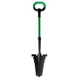 Media Shop Spaten MEDIASHOP "Rayzer Shovel", grün (grün, schwarz), B:24,5cm L:115cm, Edelstahl, Polycarbonat (PC), Spaten, der ultimative All-in-One Spaten für Ihren Garten