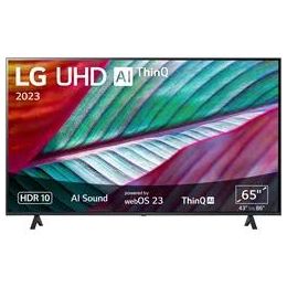 LG LED-Fernseher, α5 Gen6 4K AI-Prozessor, 2.0 -Soundsystem mit 20W, F (A-G), Fernseher, schwarz, 65, Topseller