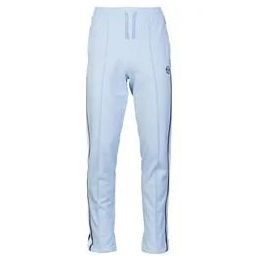 Jogginghose Sergio Tacchini "RENSHAW TAPE TRACK PANTS Herren" Gr. M, EURO-Größen, blau (celestial blau), Herren, 53% POLYESTER, 47% BAUMWOLLE, Hosen, Trainingshose Herren, Jogginghose, Retro, Sporthose, Streetwear, Sale