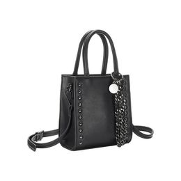 Vivance Handtasche schwarz Gr. für Damen. Mit Zierkette, Nieten