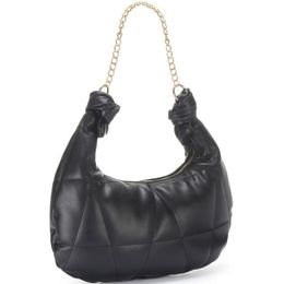 Vivance Handtasche schwarz Gr. für Damen. Mit Ziersteppung