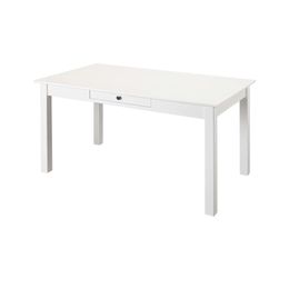 Esstisch Landliv &brvbar; wei&szlig; &brvbar; Ma&szlig;e (cm): B: 80 H: 76 &raquo; Sconto
