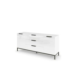Sideboard ¦ weiß ¦ Maße (cm): B: 160 H: 72 » Sconto
