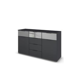 Sideboard &brvbar; grau &brvbar; Ma&szlig;e (cm): B: 140 H: 81 &raquo; Sconto