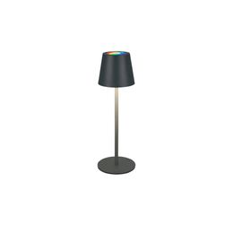 Akku-Tischleuchte &brvbar; grau &brvbar; Ma&szlig;e (cm): H: 36 &Oslash;: [12.0] &raquo; Sconto