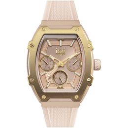 Ice Watch Multifunktionsuhr ICE-WATCH "ICE boliday - Alu - Small - MT", beige, Armbanduhren, Damen, Quarzuhr, Armbanduhr, Damenuhr, analog, Datum, 12/24-Stunden-Anzeige