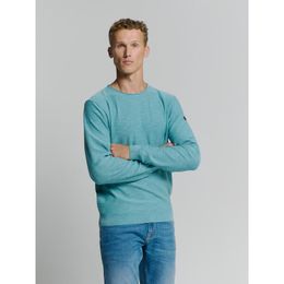 NO EXCESS Herren NO EXCESS Rundhalspullover &raquo; Pullover mit Rundhalsausschnitt&laquo; blau M