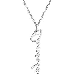 Vivance Kette mit Anhänger »925-Sterling Silber rhodiniert mit Namen« weiß 42+3cm Ausgefallener Anhänger mit Kette aus 925/- Sterling Silbe rhodiniert