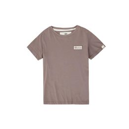 Alpha Industries T-Shirt »Kids - T-Shirts Organics T-Shirt Kids« organic brown 10 10 Flag Label Organics über dem linken Saum