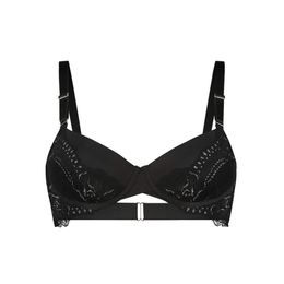Hunkem&ouml;ller Hunkem&ouml;ller B&uuml;gel-BH "Donna" in Schwarz - 72% | Gr&ouml;&szlig;e 80C | Damen-bhs