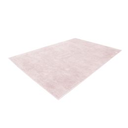 Teppich Kayoom "Bali 110", rosa (puderrosa), B:160cm H:40mm L:230cm, Polyester, Teppiche, flauschig und weich, UNI-Farben, hochflorig, hochwertiges Material