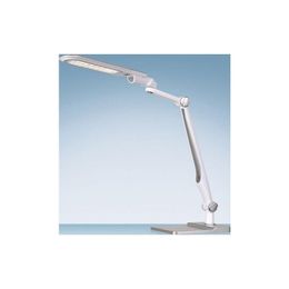 Schreibtischleuchte led Multiflex weiß/silber H.600mm m.Standfuß u.Klemme - 41-5010.715 - Styro