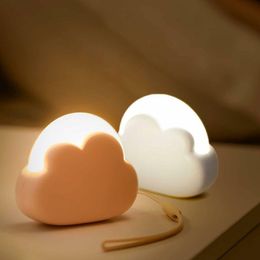 Rosier - Kinder-LED-Wolken-Nachtlicht [2er-Set], Schlafzimmer-Nachtlampe für Babys, Stillen, wiederaufladbar, Nachtlicht für Erwachsene,