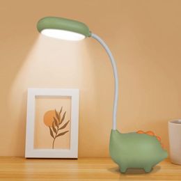 Aiperq - LED-Schreibtischlampe, Kinder-Schreibtischlampe, dimmbare Nachttischlampe mit augenfreundlichem Touch-Sensor, 3 Helligkeitsstufen,