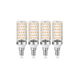 Aiperq - 4er-Set E14 16W LED-Glühbirne Warmweiß 3000K 1600lm, entspricht E14 100W 120W Halogenlampe, ac 230V, nicht dimmbar