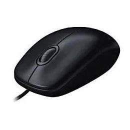 Logitech M90 Maus Verkabelt Schwarz Geeignet Für Linkshänder
