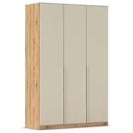 Drehtürenschrank Rauch "Kleiderschrank Schrank Garderobe AGORDO mit Dekor- oder Hochglanzfront", braun (eiche artisan, champagner), B:136cm H:210cm T:54cm, Holzwerkstoff, Schränke, durchdachte Innenausstattung, in 6 Breiten und 2 Höhen MADE IN GERMANY