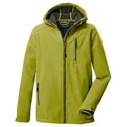 Softshelljacke Killtec "Boys Softshelljacke", Kinder, Gr. 128, grün (limette), 100% Polyester, sportlich, Jacken