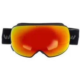 Skibrille WHISTLER "WS9000", orange (schwarz, orange), Sportbrillen, mit austauschbaren Gläsern