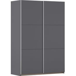 Schwebetürenschrank Inosign "PAULLY Schlafzimmerschrank Garderobe OTTO´s Choice Preiskracher", graumetallic, griffe alufarbig, B:131cm H:191cm T:59cm, Holzwerkstoff, Schränke, Kleiderschrank Breite 131 cm Bestseller MADE IN GERMANY RAUCH Schrank