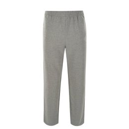 Jogginghose Hajo "Jogginghose" Gr. 7XL, N-Gr, grau, Herren, Obermaterial: 62% Baumwolle CO. 33% Polyester PES. 5% Elasthan EL., Hosen