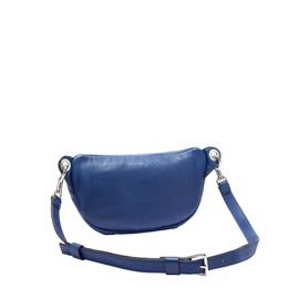 Bauchtasche Liebeskind Berlin "Tavia SEASONAL NOOS SHEEP NATURAL" Gr. B/H/T: 32,2cm x 14,2cm x 7,5cm, blau (berlin blau), Damen, Leder, Taschen