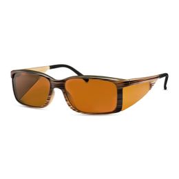 Sonnenbrille Eschenbach OPTIK "ambelis", Damen, braun, casual, Brillen, mit seitlichen Belüftungsschlitzen gegen Beschlagen