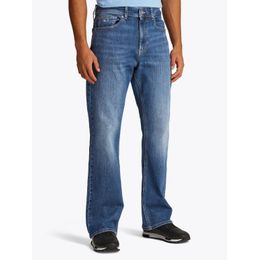 Bootcut-Jeans Tommy Jeans Gr. 31, Länge 34, blau (denim medium), Herren, Denim/Jeans, Obermaterial: 99% Baumwolle, 1% Elasthan, unifarben, Jeans, in blauer Waschung