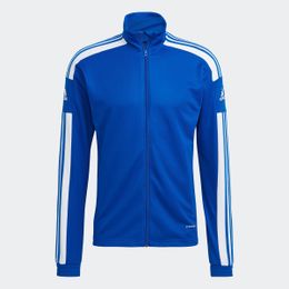 Trainingsjacke adidas Performance "SQ21 TR JKT", Herren, Gr. M, blau (royal blau, weiß), Obermaterial: 100% Polyester, clean, sportlich, Jacken