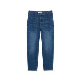 Marc O'Polo Ankle-Jeans MARC O'POLO, Damen, Gr. 28, Länge 32, blau (dunkelblau washed), Denim/Jeans, Obermaterial: 92% Baumwolle, 6% Elastomultiester, 2% Elasthan, casual, Jeans