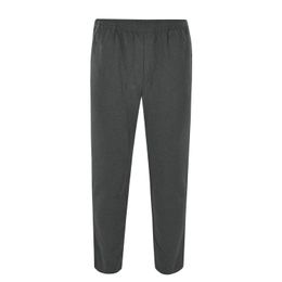 Jogginghose Hajo "Jogginghose" Gr. XXL, N-Gr, grau (anthrazit), Herren, Obermaterial: 62% Baumwolle CO. 33% Polyester PES. 5% Elasthan EL., Hosen