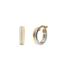 Lucardi Earrings 'Klassisch' female Gold, Silver size Onesize