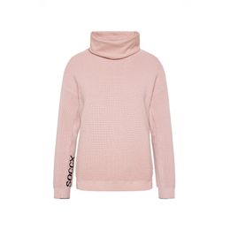 SOCCX Pullover Damen Gr&ouml;&szlig;e M rosa / schwarz
