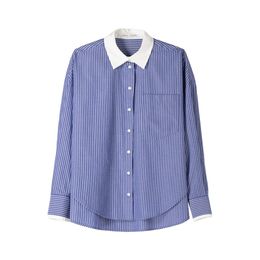 Bershka Blouse female Blue size S