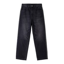 Bershka Jeans Herren Gr&ouml;&szlig;e 34 black denim