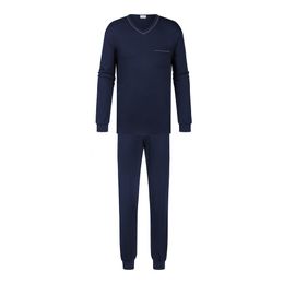 Mey Pyjama 'Pure Night' Herren Gr&ouml;&szlig;e L navy / rauchblau
