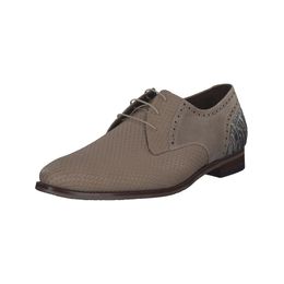Floris van Bommel Schn&uuml;rschuh '30161' Herren Gr&ouml;&szlig;e 43 beige / grau / schwarz