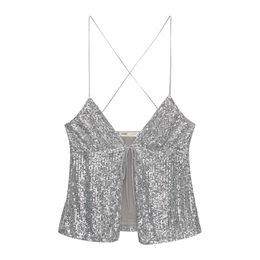 Pull&Bear Pull&bear Top female Silver size M
