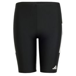 adidas Performance Sportbadehose '3-Stripes Swim Jammers' Jungen Größe 128 schwarz / weiß