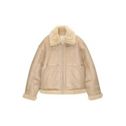 Pull&Bear Pull&Bear Jacke Damen Größe M beige / creme Winterjacke