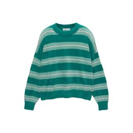 Pull&Bear Pull&Bear Pullover Damen Gr&ouml;&szlig;e XS gr&uuml;n / mint / wei&szlig;