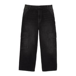 Pull&Bear Pull&bear Cargo Jeans male Black size 36