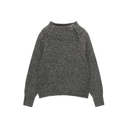 Pull&Bear Pull&Bear Pullover Damen Größe L graumeliert