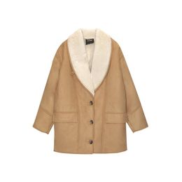 Pull&Bear Pull&Bear Mantel Damen Gr&ouml;&szlig;e M honig / wollwei&szlig;
