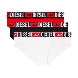 Diesel Slip 'Oxy' Damen Gr&ouml;&szlig;e XS rot / schwarz / wei&szlig;